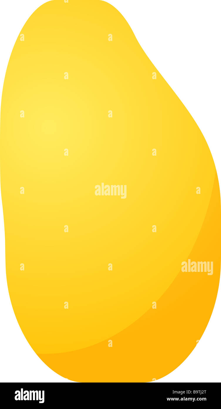 fruit icon chubby squarish style illustration Stock Photo - Alamy