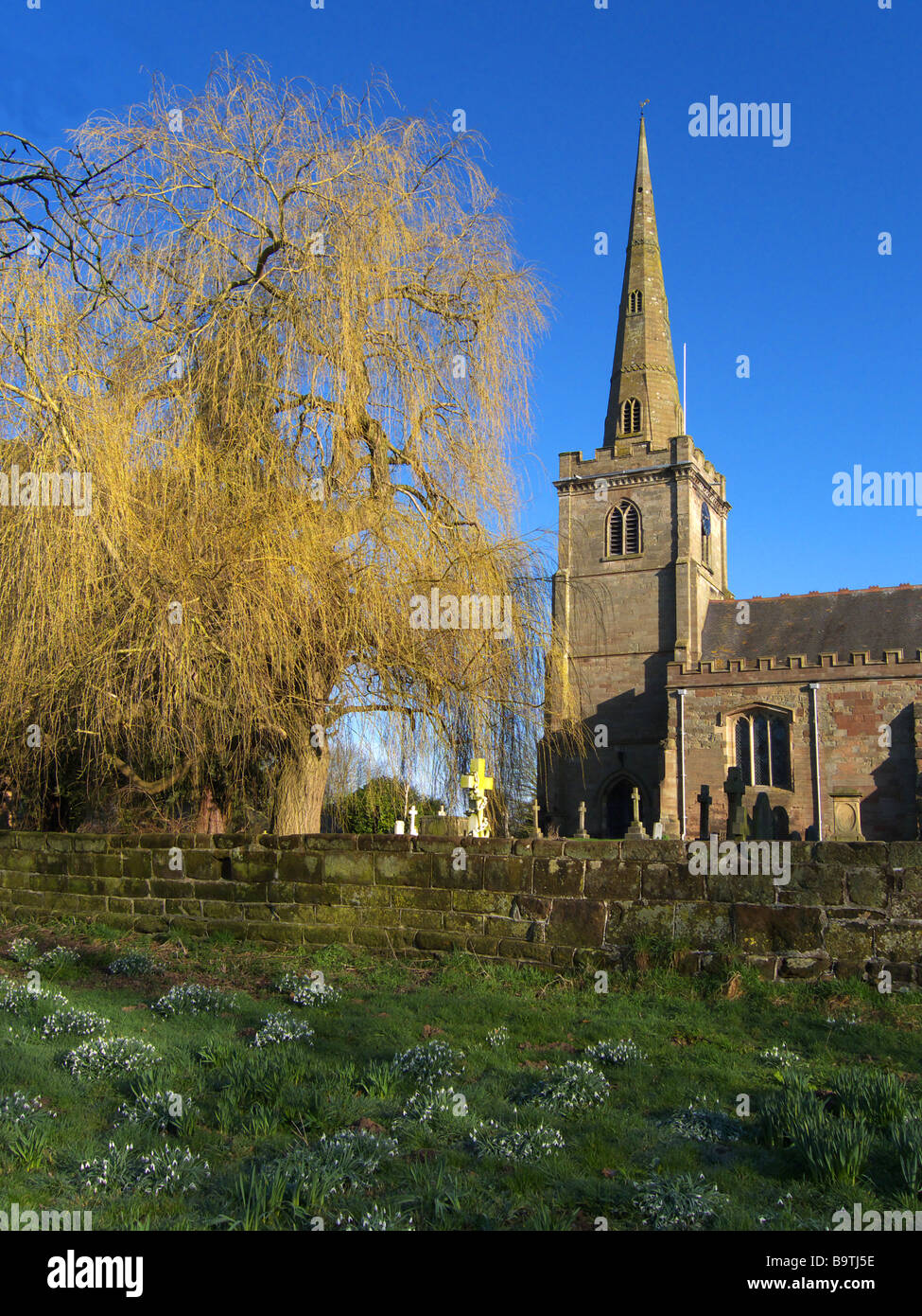 St Cassian Parish Church, Chaddesley Corbett, Worcestershire Stock ...