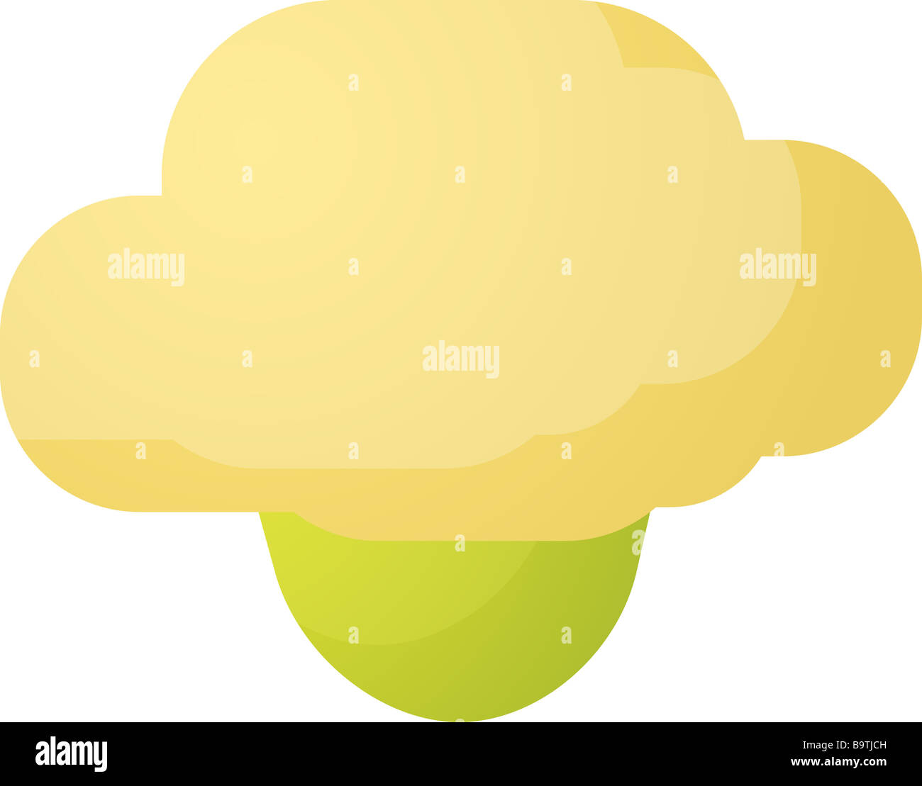 vegetable icon chubby squarish style illustration Stock Photo - Alamy