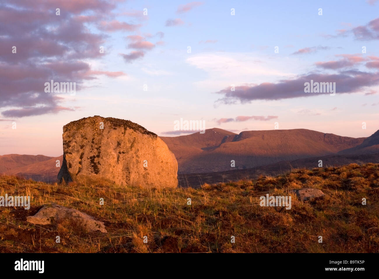 Sunset At Rannoch Moor Stock Photo - Alamy