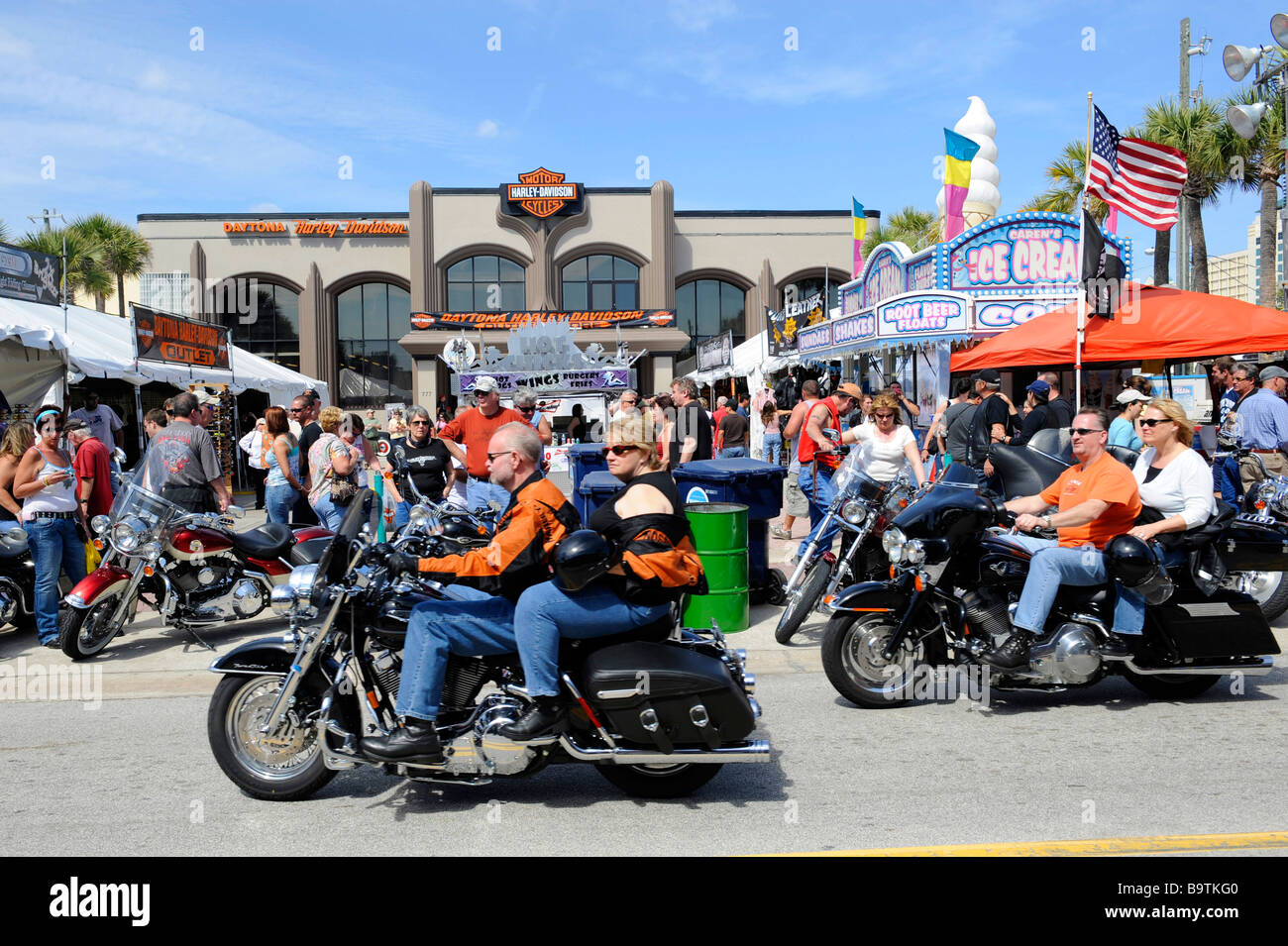 Daytona Beach Florida Biker Week motorcycle pilgrimage annual event ...