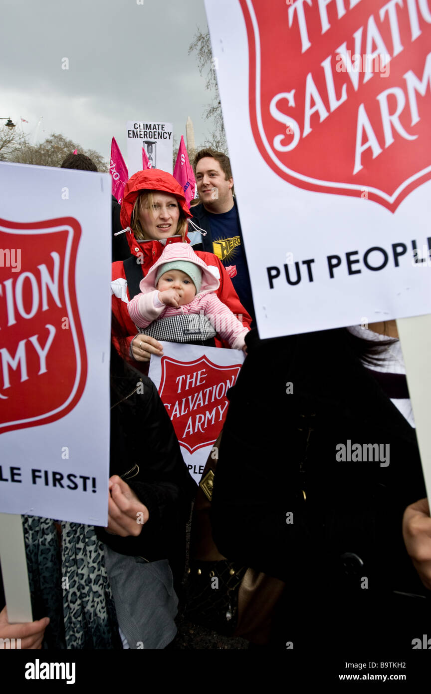 Demonstrators at a peace demonstration Stock Photo - Alamy