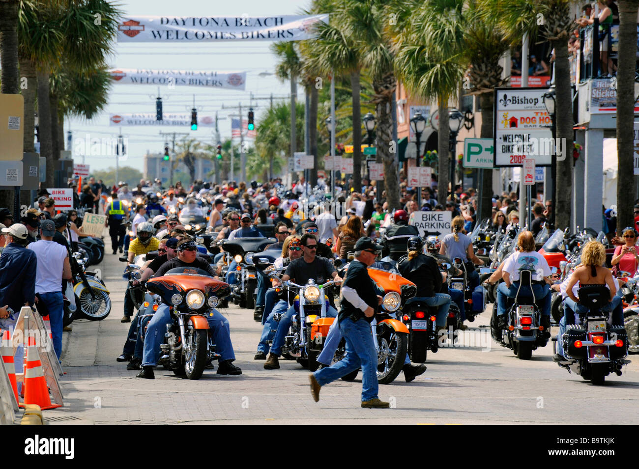 Daytona Beach Florida Biker Week motorcycle pilgrimage annual event ...