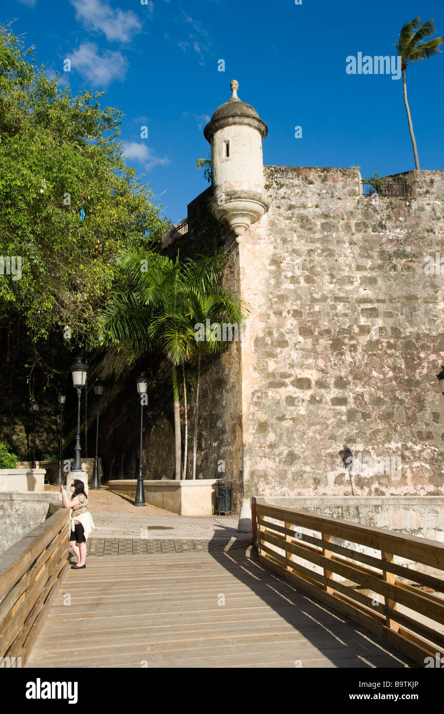 La Fortaleza, San Juan's wall and sea-side gates to the city of Old San ...