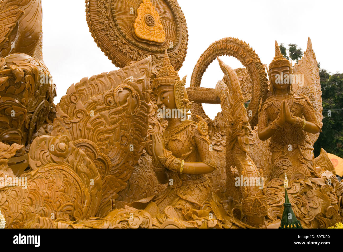 Khao Phansa (Candle and wax Festival) Ubon Ratachatani Thailand Stock ...