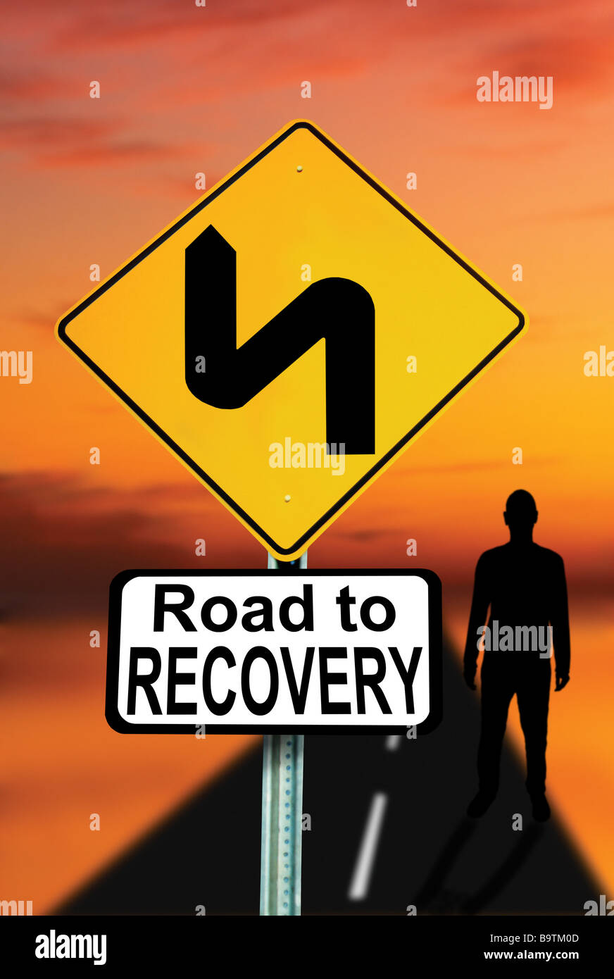 Sign american recovery hi-res stock photography and images - Alamy