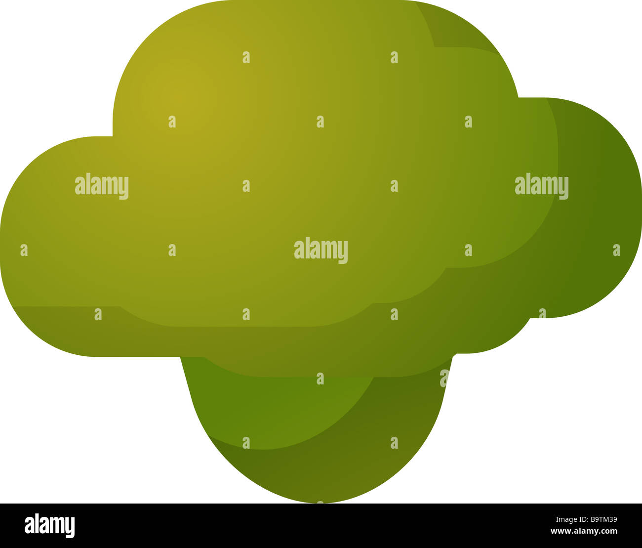 vegetable icon chubby squarish style illustration Stock Photo - Alamy