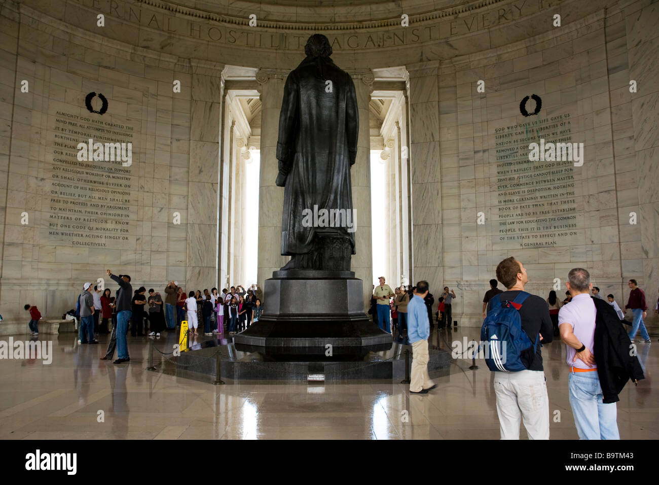 Inside jefferson memorial washington dc hi-res stock photography and ...
