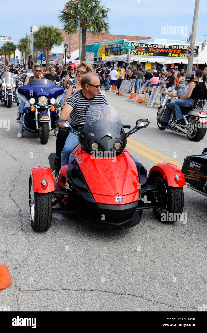 Daytona Beach Florida Biker Week motorcycle pilgrimage annual event ...