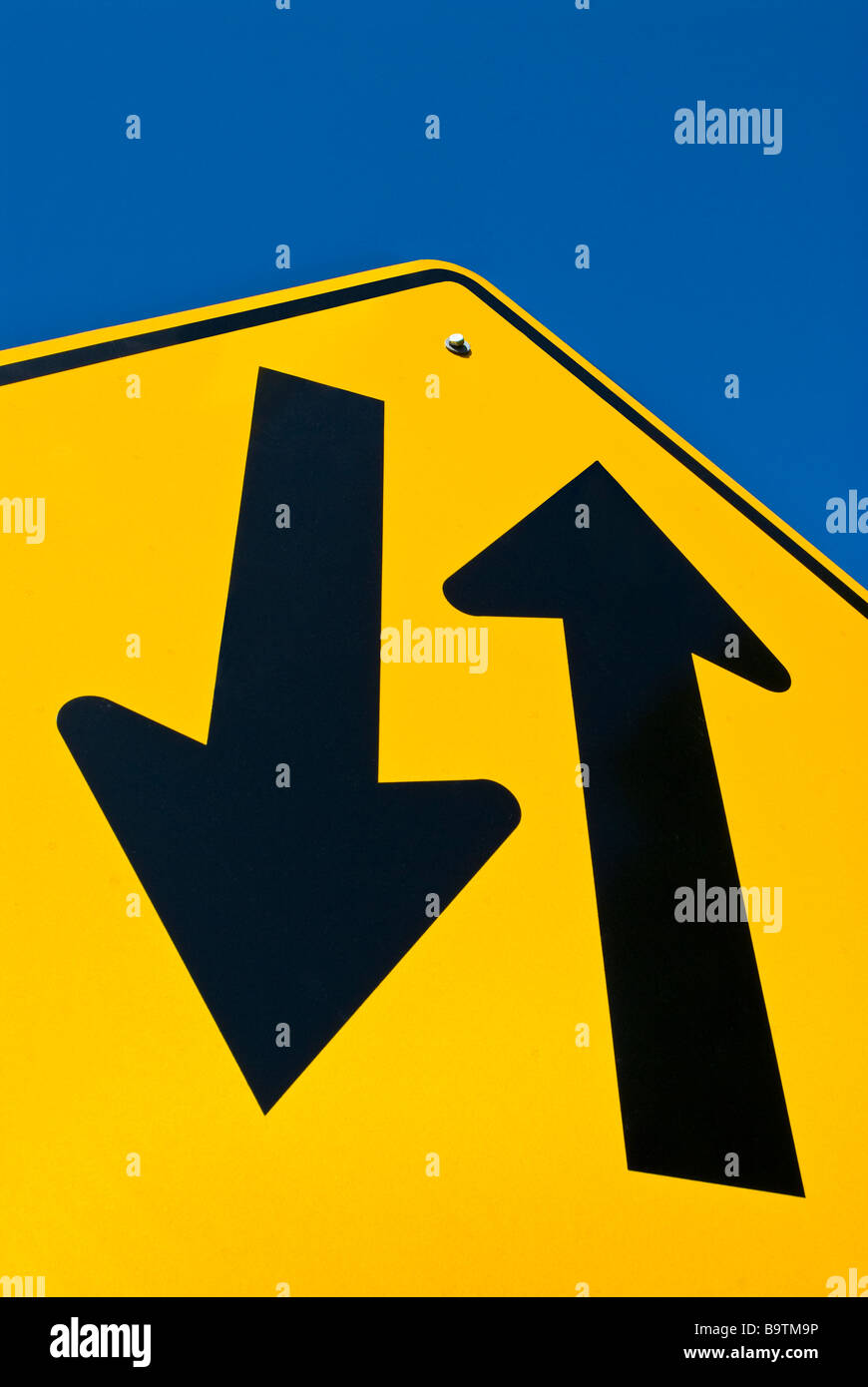 Closeup view of traffic sign Woodland Washington Stock Photo - Alamy