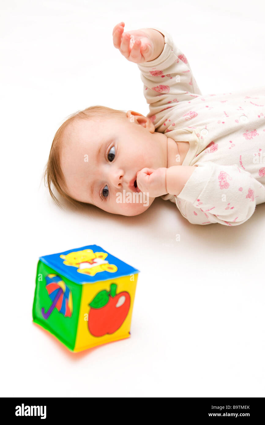 Having fun on a white background Stock Photo - Alamy