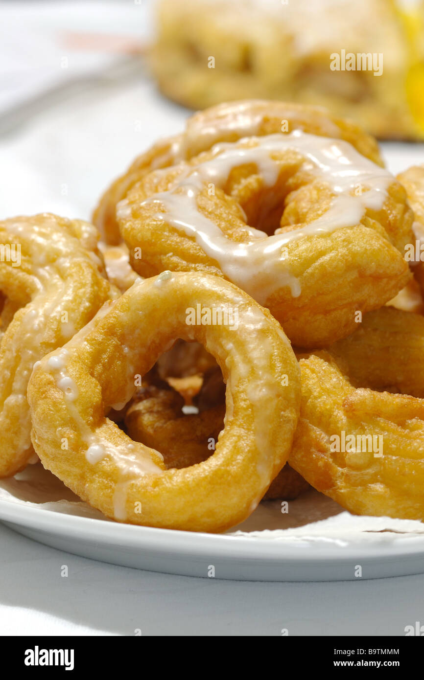 Closeup of fresh homemade donuts Stock Photo - Alamy