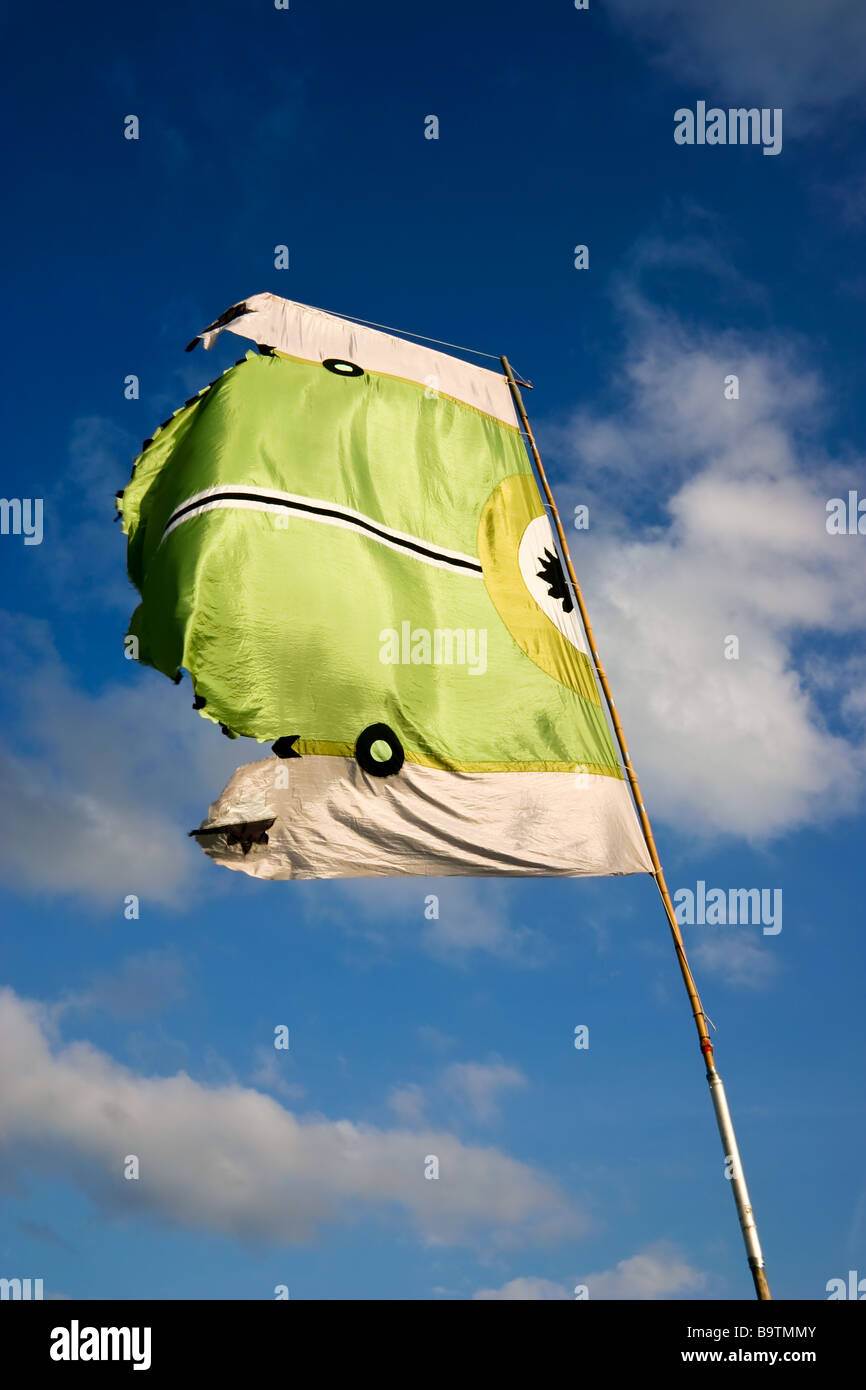 Flag on display at Lloyd Park Croydon Surrey Stock Photo - Alamy