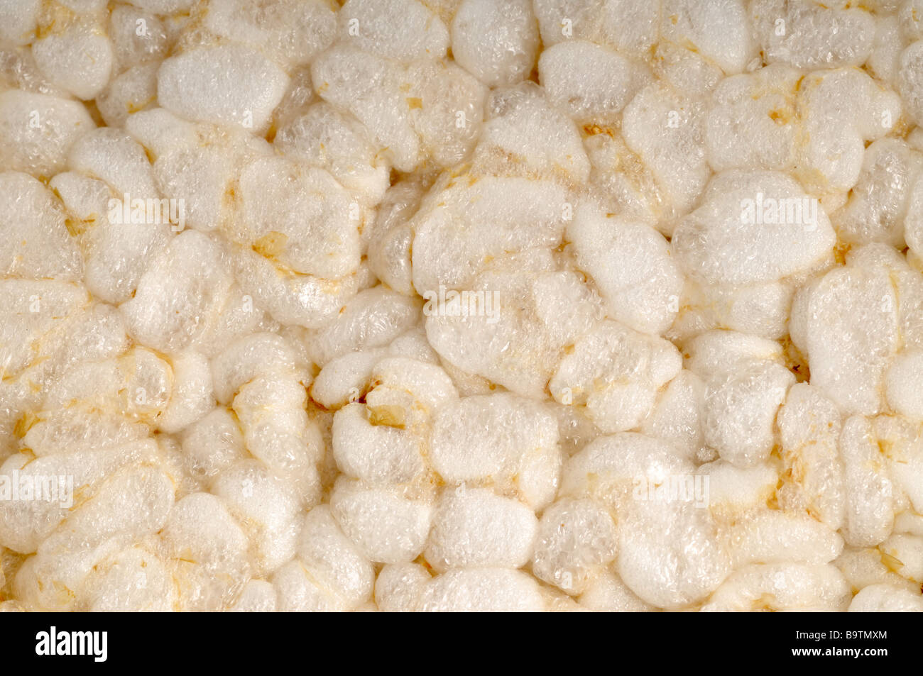 Closeup of a rosted rice snack Stock Photo - Alamy