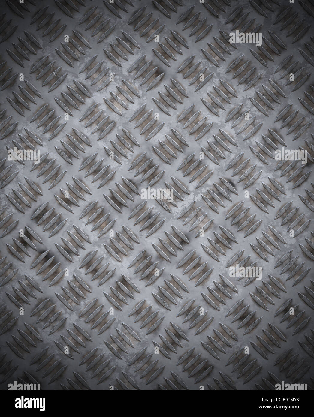 great image of old dirty and grungy diamond plate metal Stock Photo - Alamy