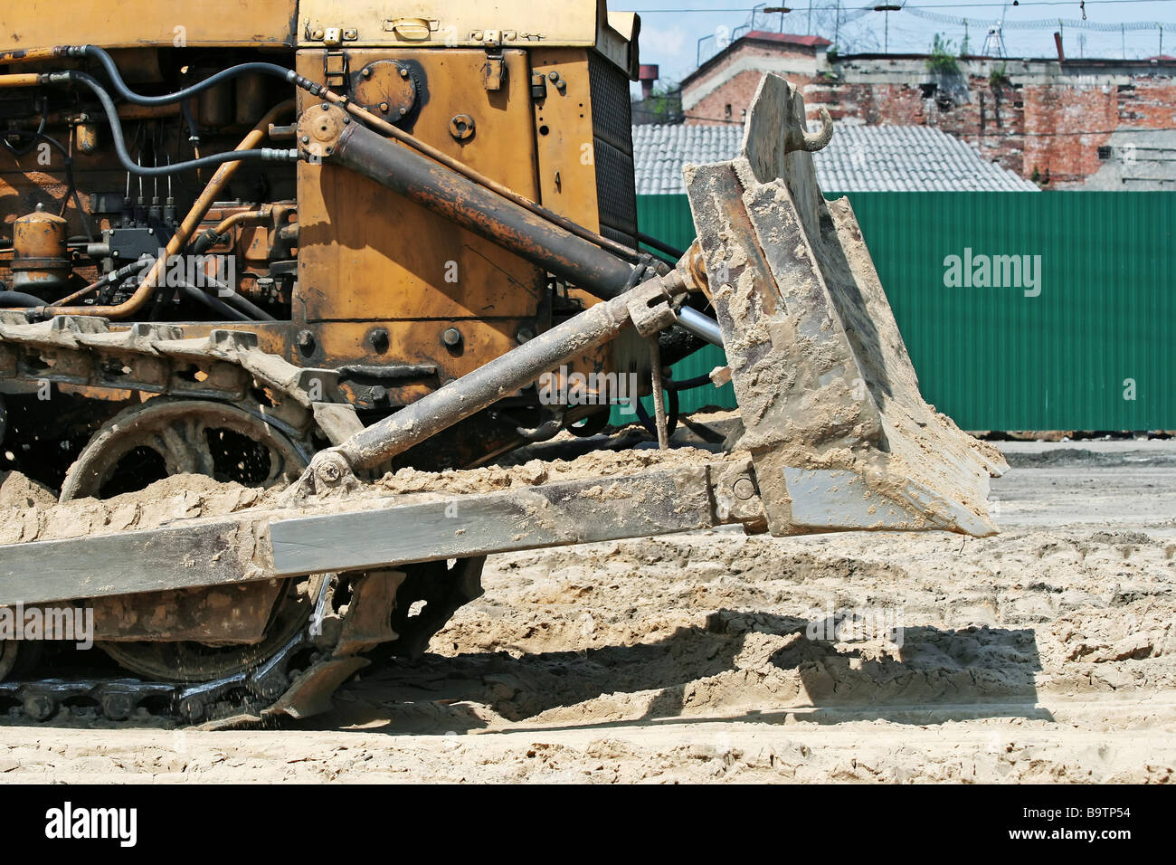 Old rusty bulldozer Stock Photo - Alamy