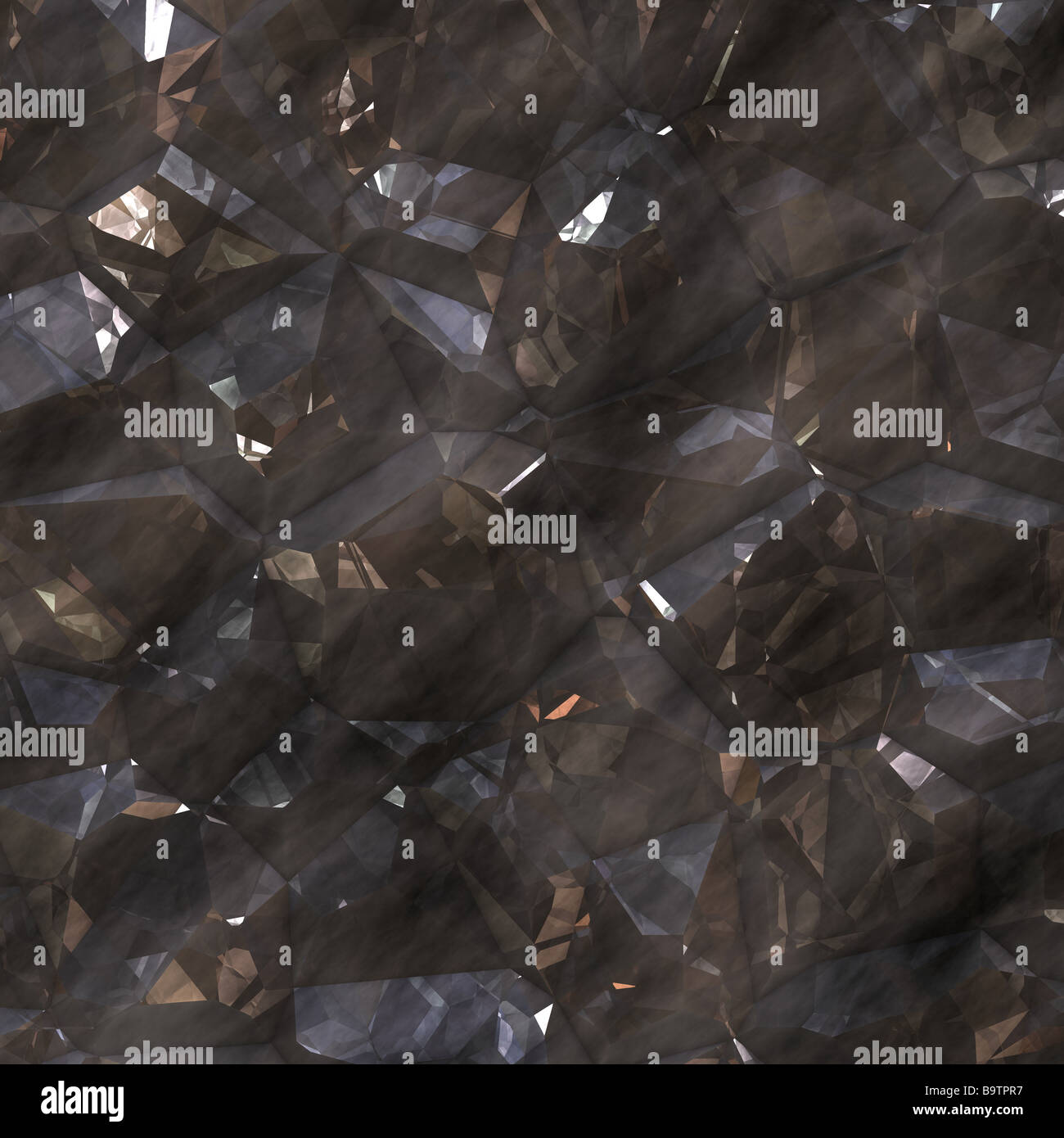 Crystalline mineral and metal shiny faceted ore deposits Stock Photo ...