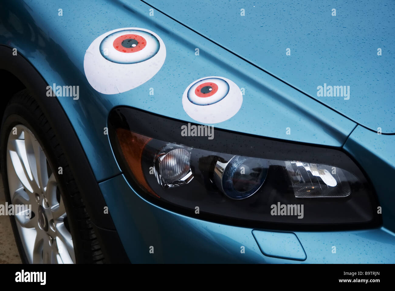 Headlights and eyes Stock Photo - Alamy