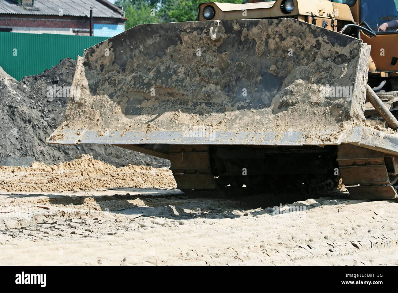 Old rusty bulldozer Stock Photo - Alamy