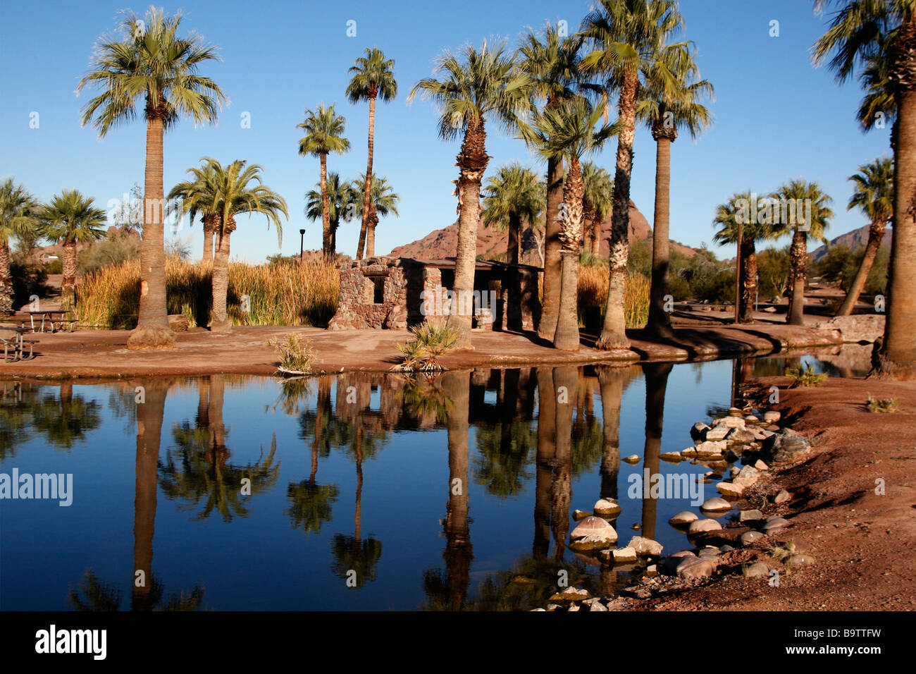 Papago Ponds Arizona USA Stock Photo - Alamy