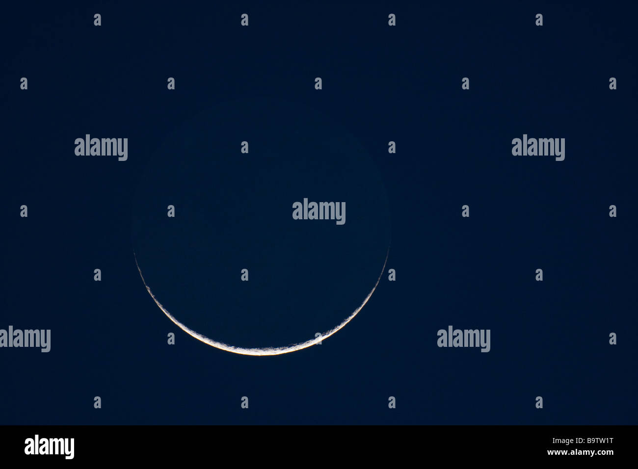 New moon in Yosemite National Park, California, USA Stock Photo - Alamy