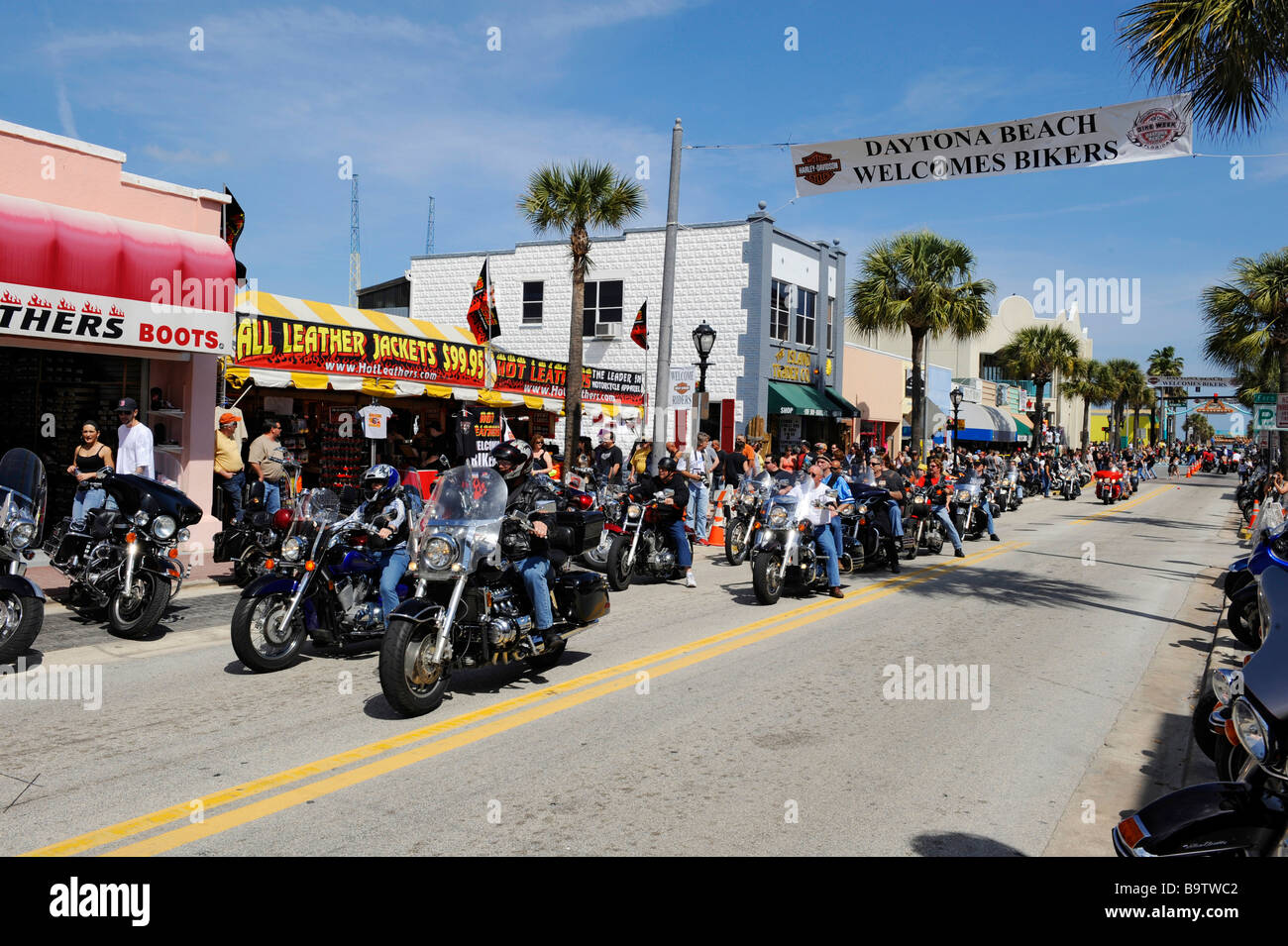 Daytona Beach Florida Biker Week motorcycle pilgrimage annual event ...