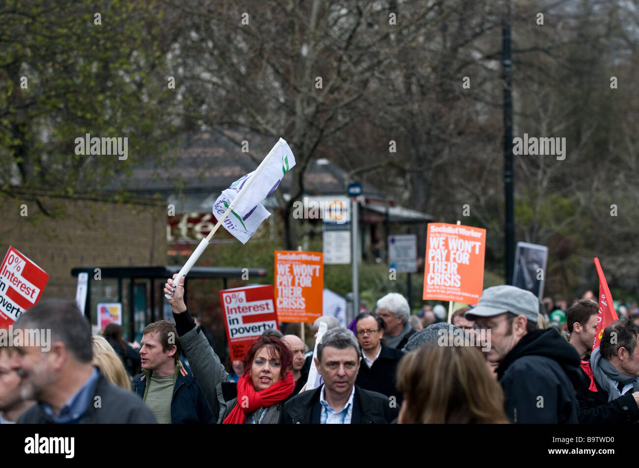Demonstration placards protest hi-res stock photography and images - Alamy