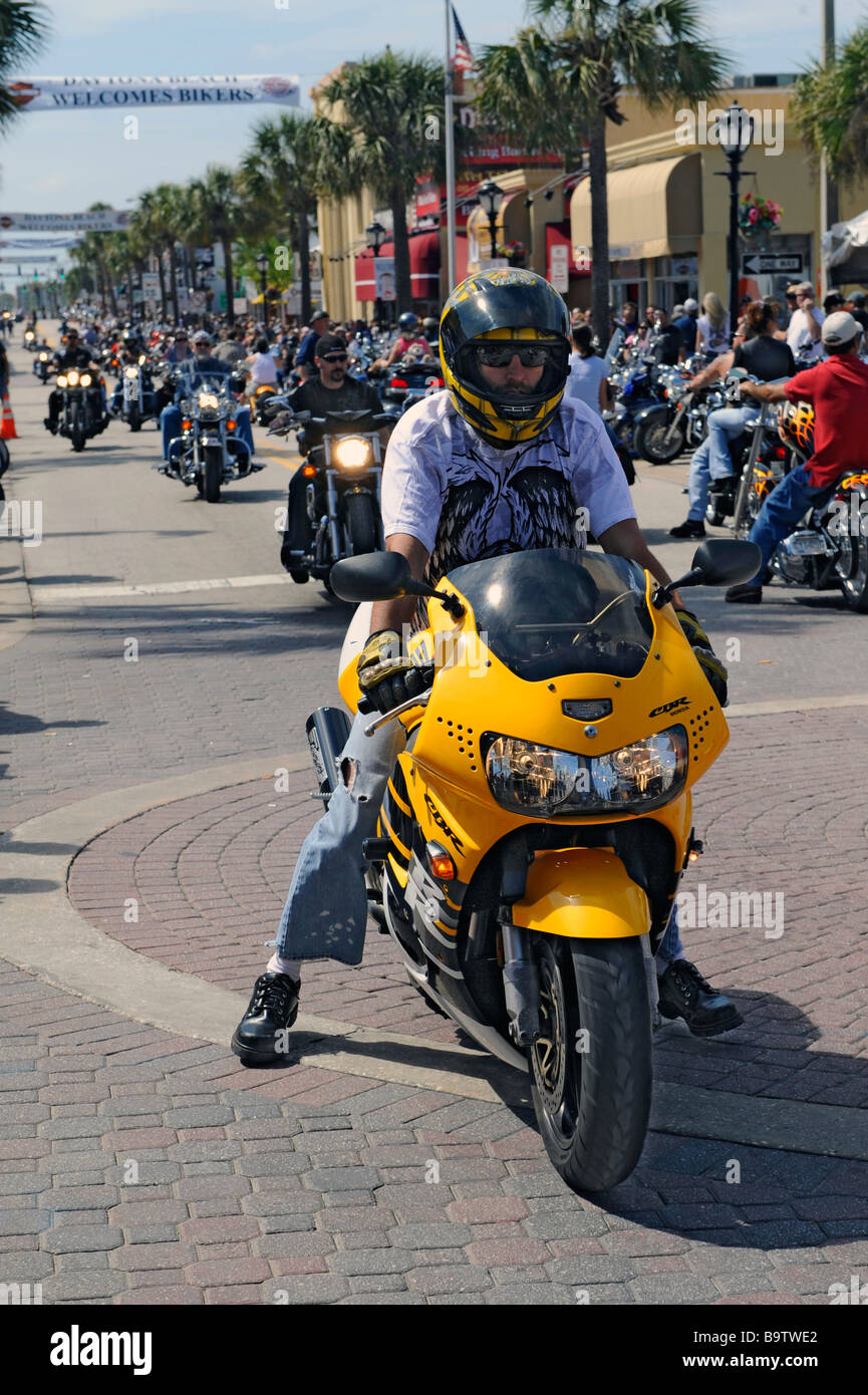 Daytona Beach Florida Biker Week motorcycle pilgrimage annual event ...