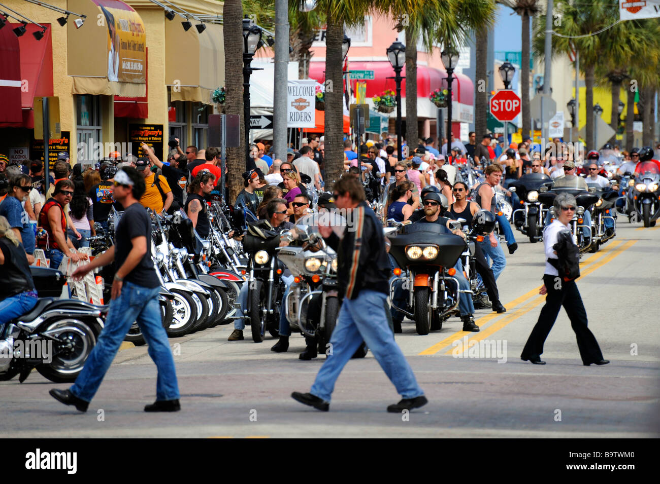 Daytona Beach Florida Biker Week motorcycle pilgrimage annual event ...