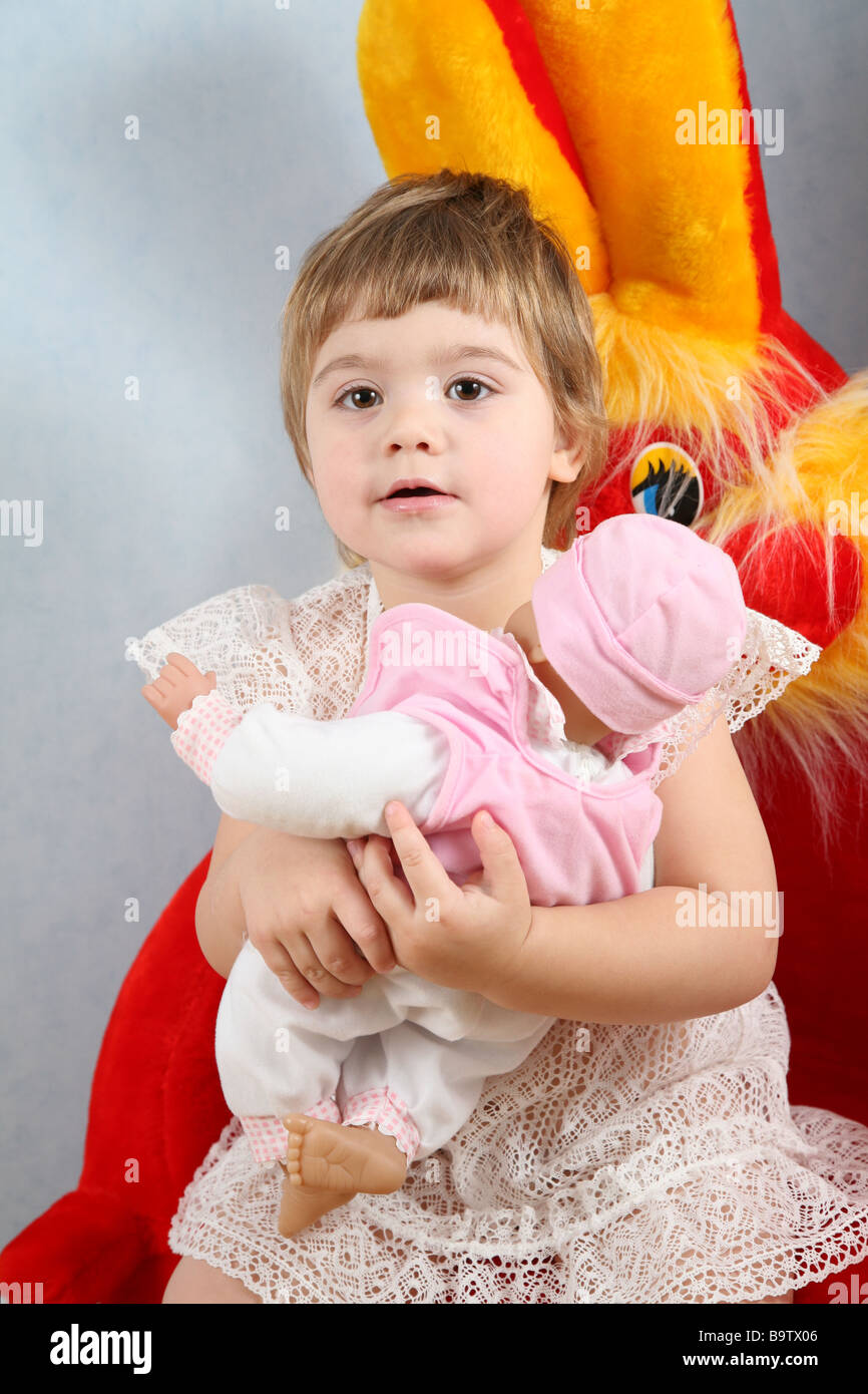 child with puppet Stock Photo - Alamy