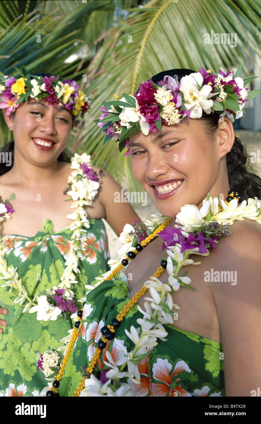 Cook islands rarotonga island flower hi-res stock photography and ...