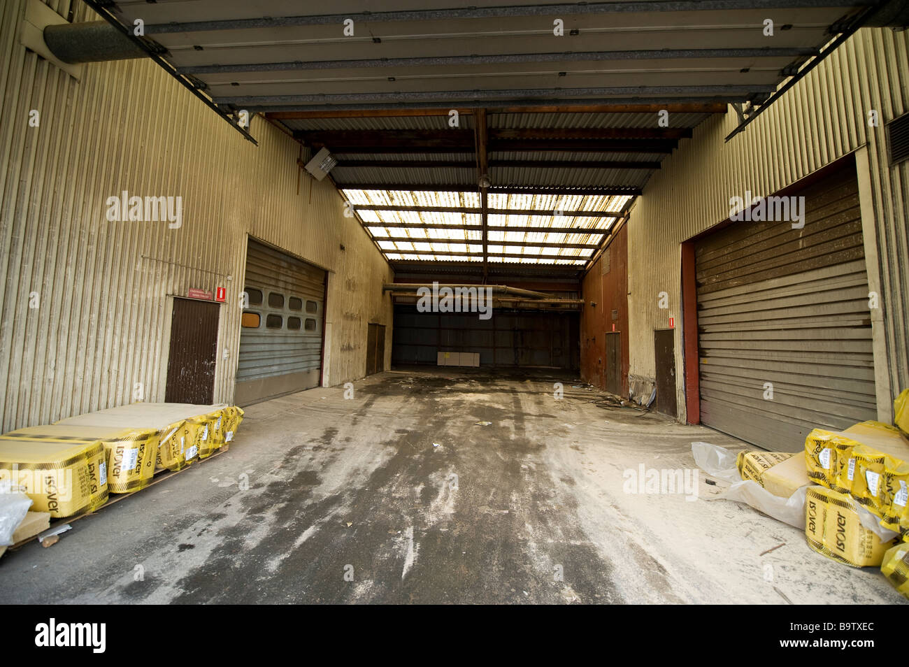 Empty storehouse from 2009 depression Stock Photo - Alamy