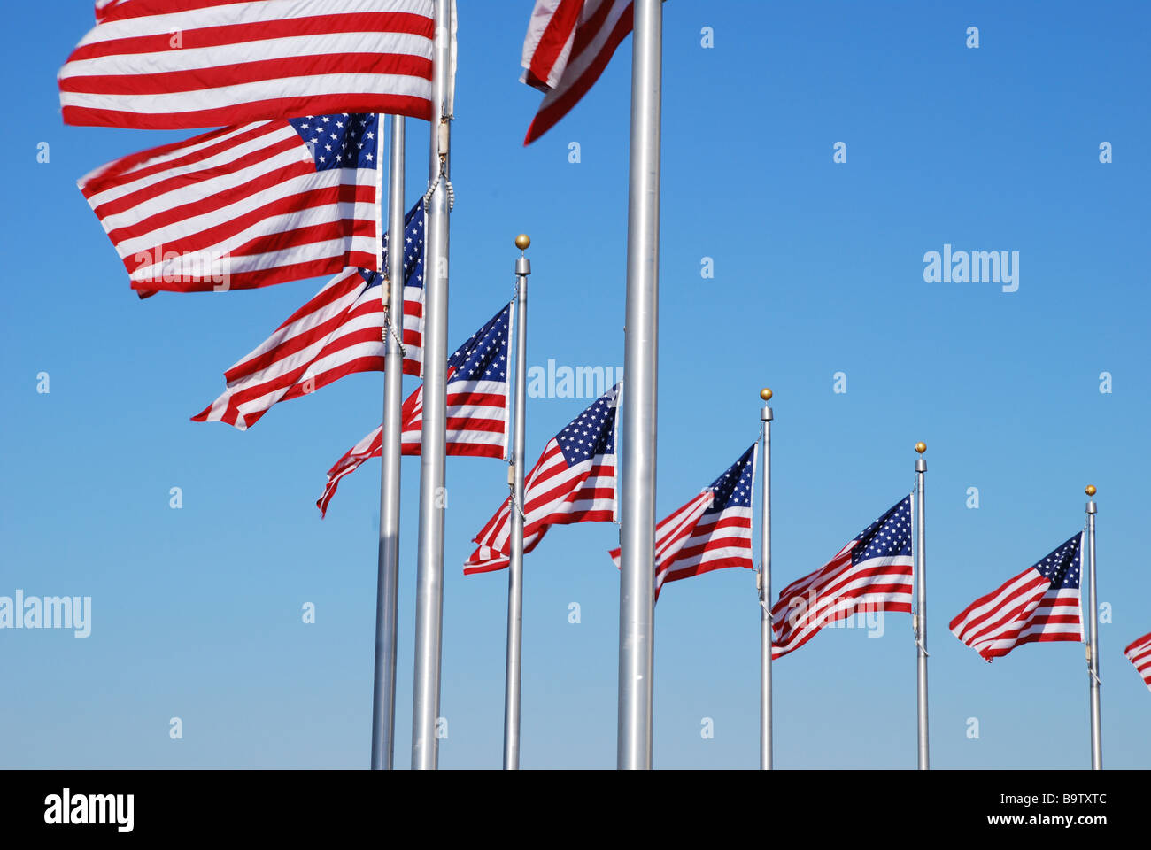 American flags stars stripes hi-res stock photography and images - Alamy