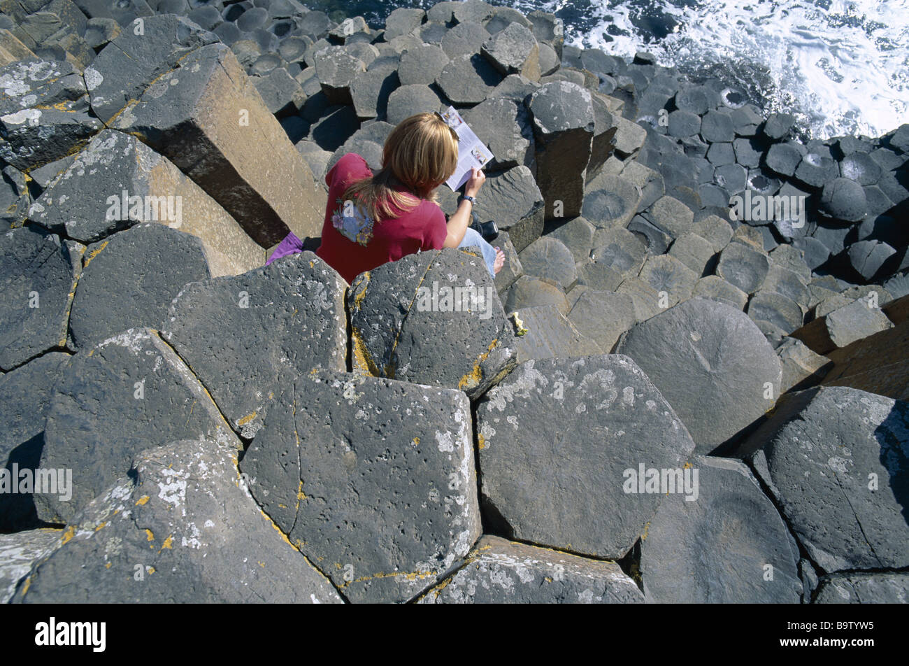 Giant causeway above hi-res stock photography and images - Alamy