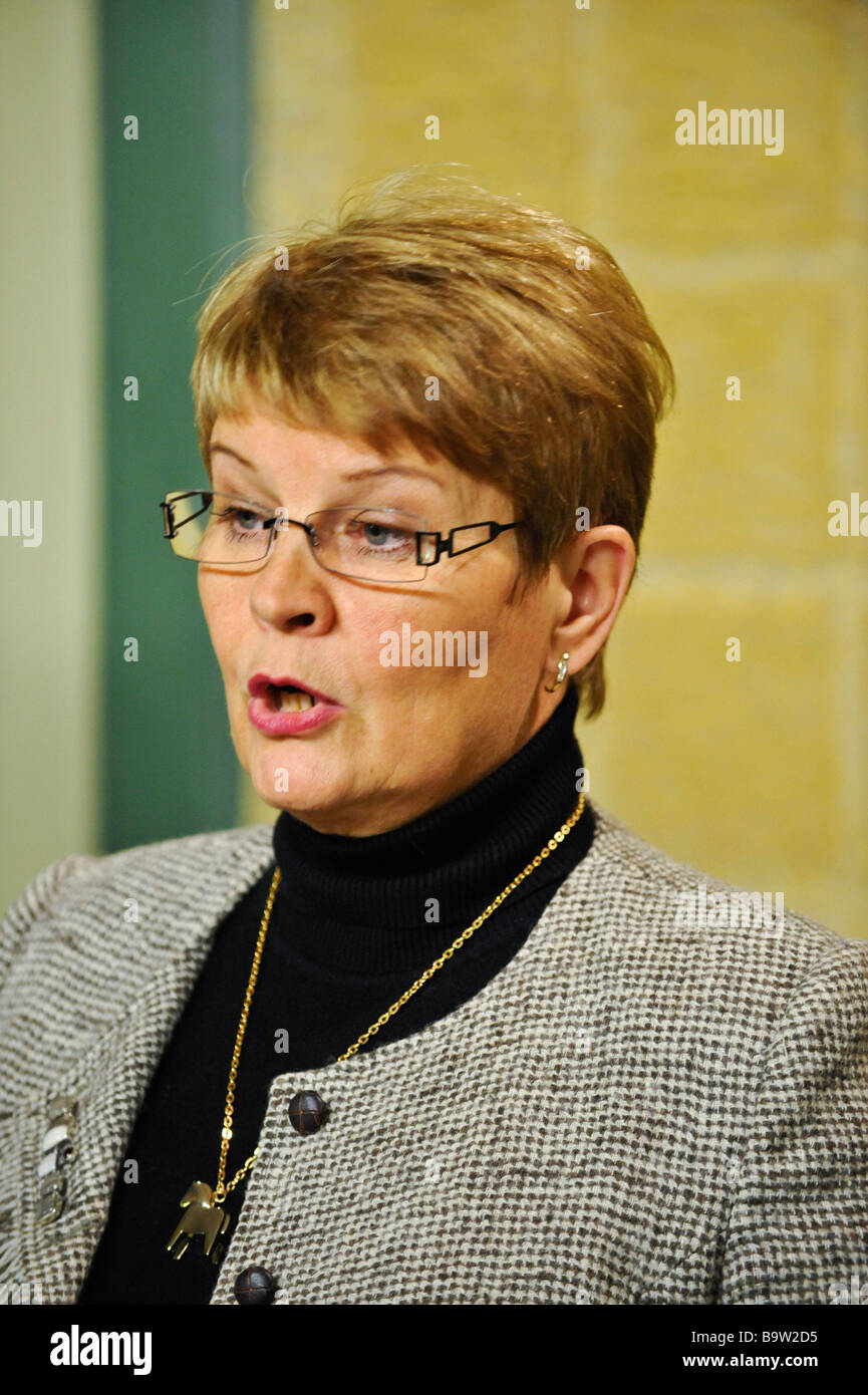 Portrait of Maud Olofsson Swedens Minister of Industry and leader of ...