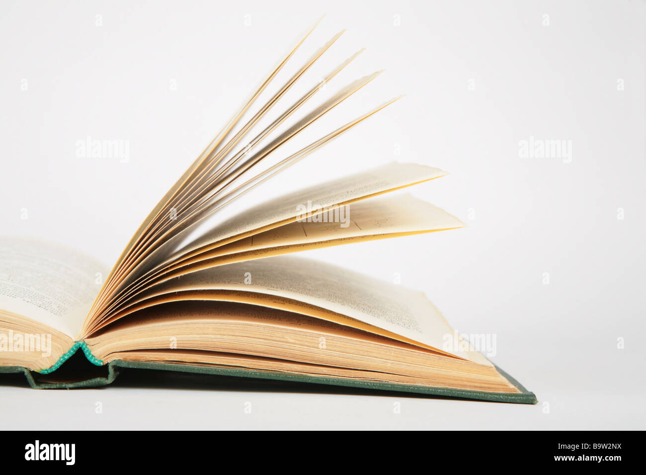 close-up opening book Stock Photo - Alamy