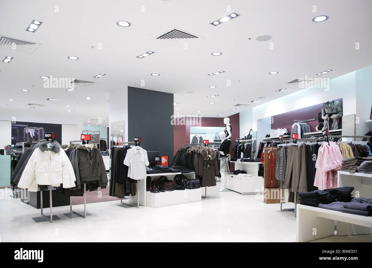 upper clothes in shop Stock Photo - Alamy