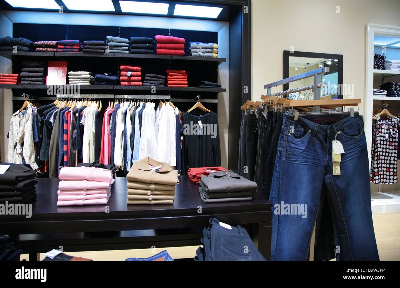upper clothes in shop 2 Stock Photo - Alamy