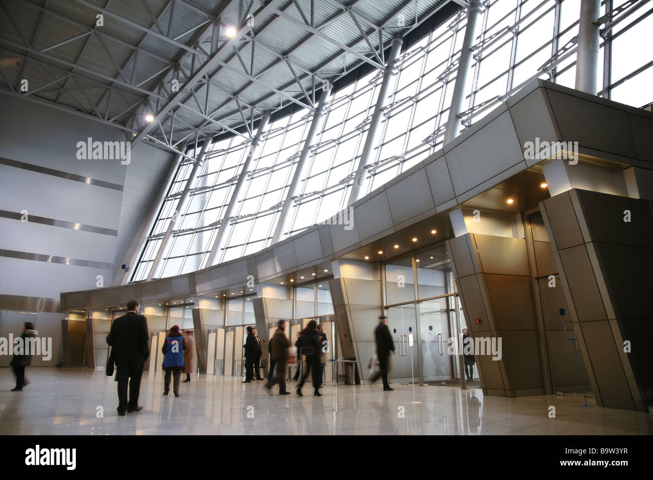 entrance in business center Stock Photo - Alamy