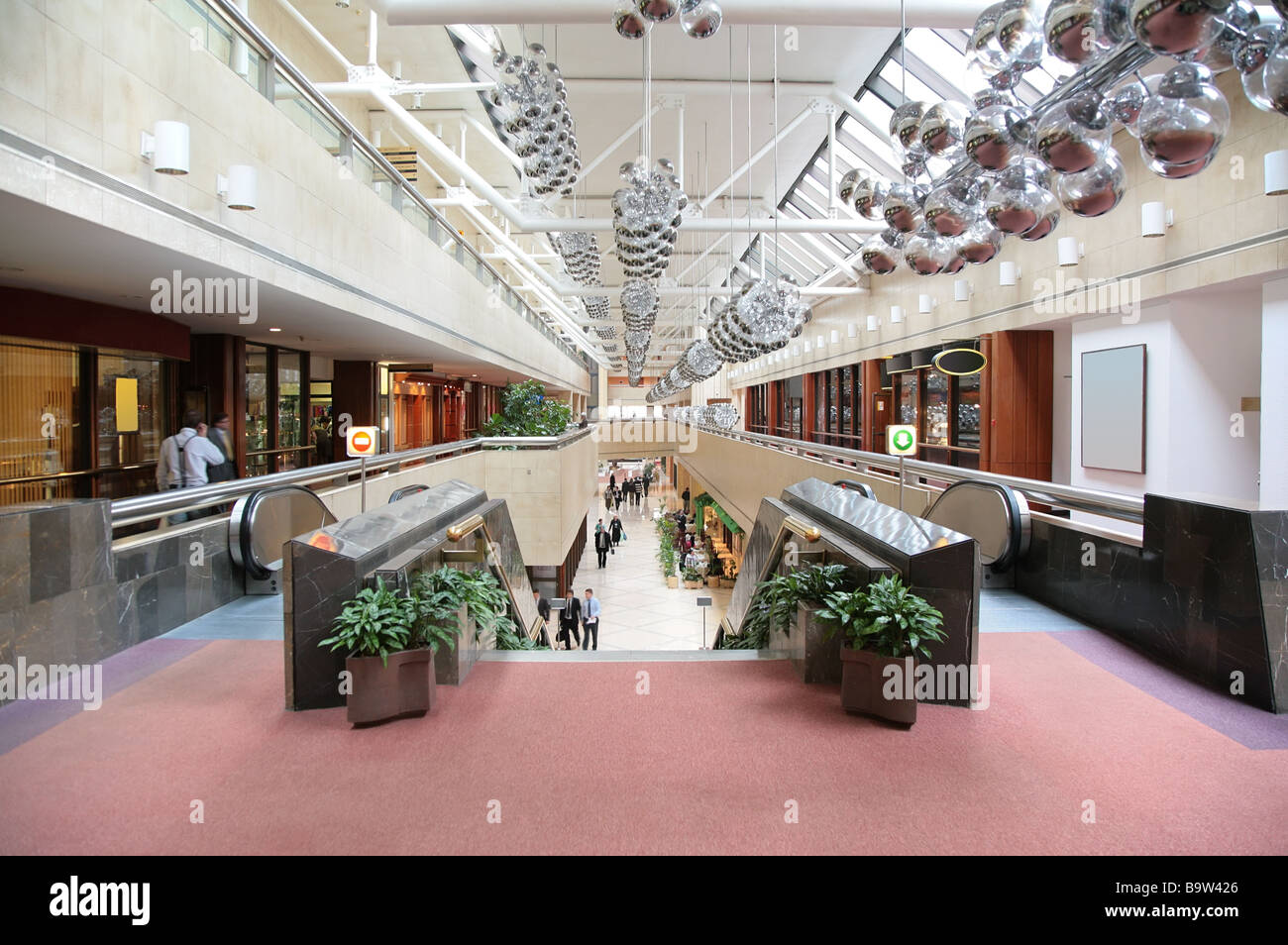 trade center`s interior Stock Photo - Alamy