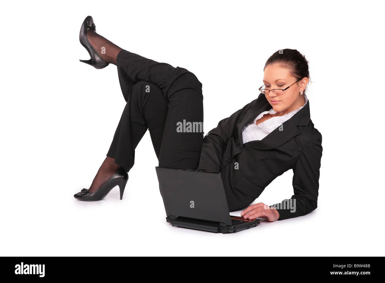 Portrait beautiful girl wearing white Cut Out Stock Images & Pictures ...