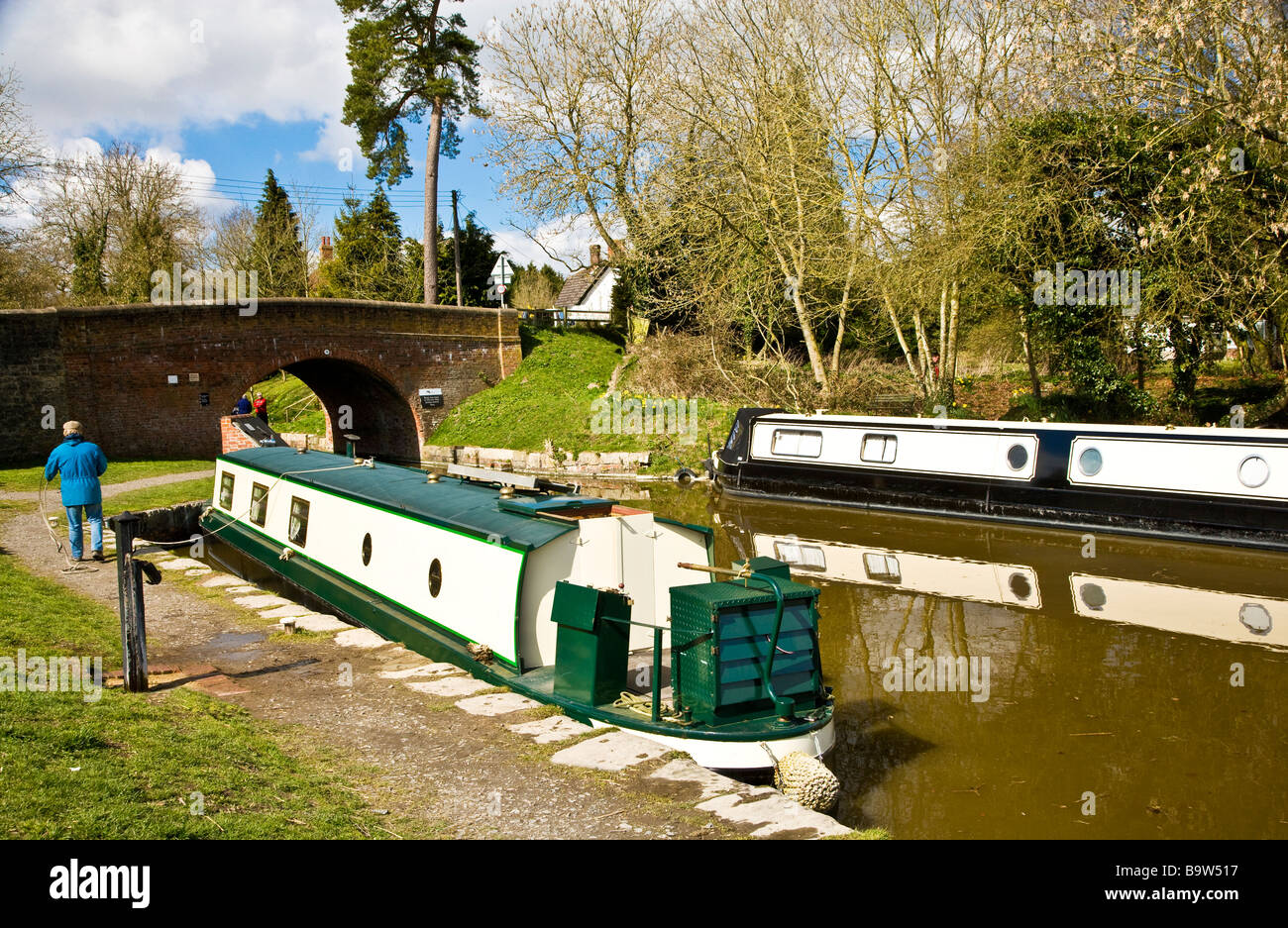 The Kennet and Avon Canal at Pewsey Wharf Wiltshire England UK Stock ...
