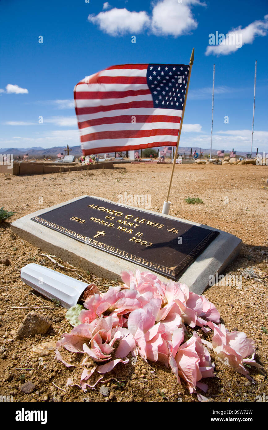 Desert graveyard, Chloride, Arizona, USA Stock Photo - Alamy