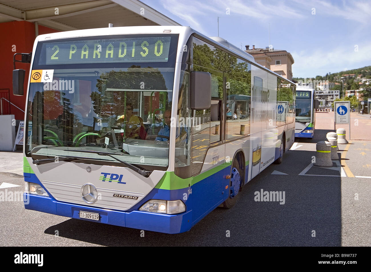 Bus city lugano hi-res stock photography and images - Alamy