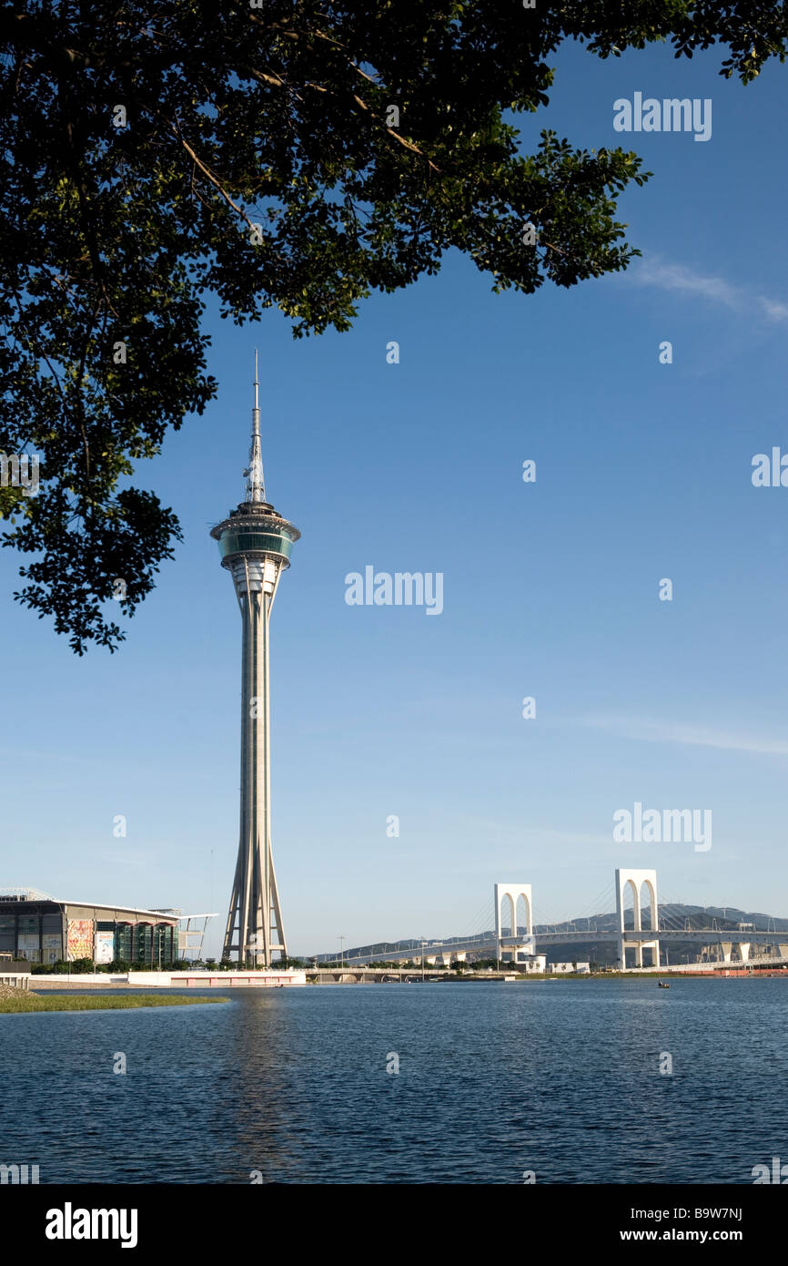 Macau Tower, skyline Stock Photo - Alamy