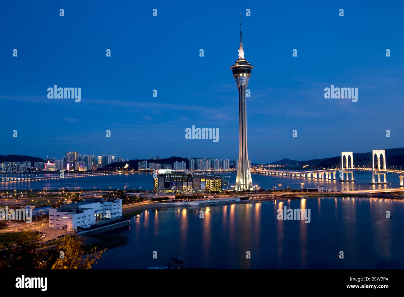 Macau Tower, skyline Stock Photo - Alamy