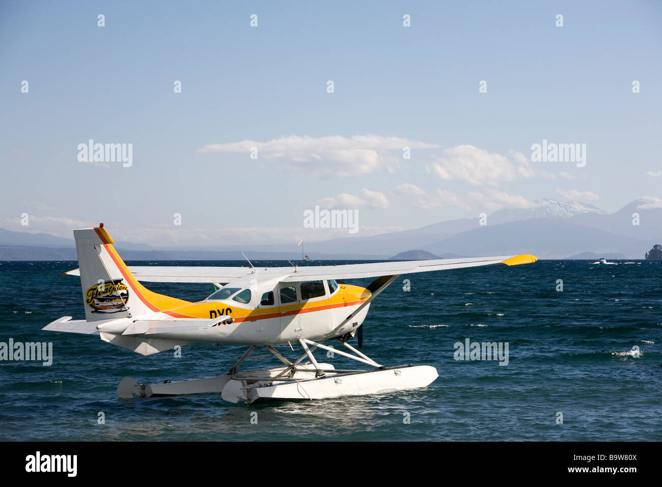 Hydroplane, aircraft on the water Stock Photo - Alamy