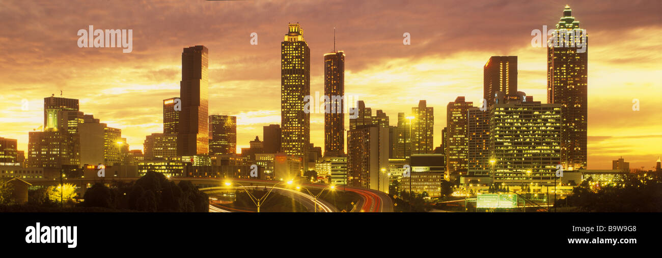 DOWNTOWN SKYLINE ATLANTA GEORGIA USA Stock Photo - Alamy