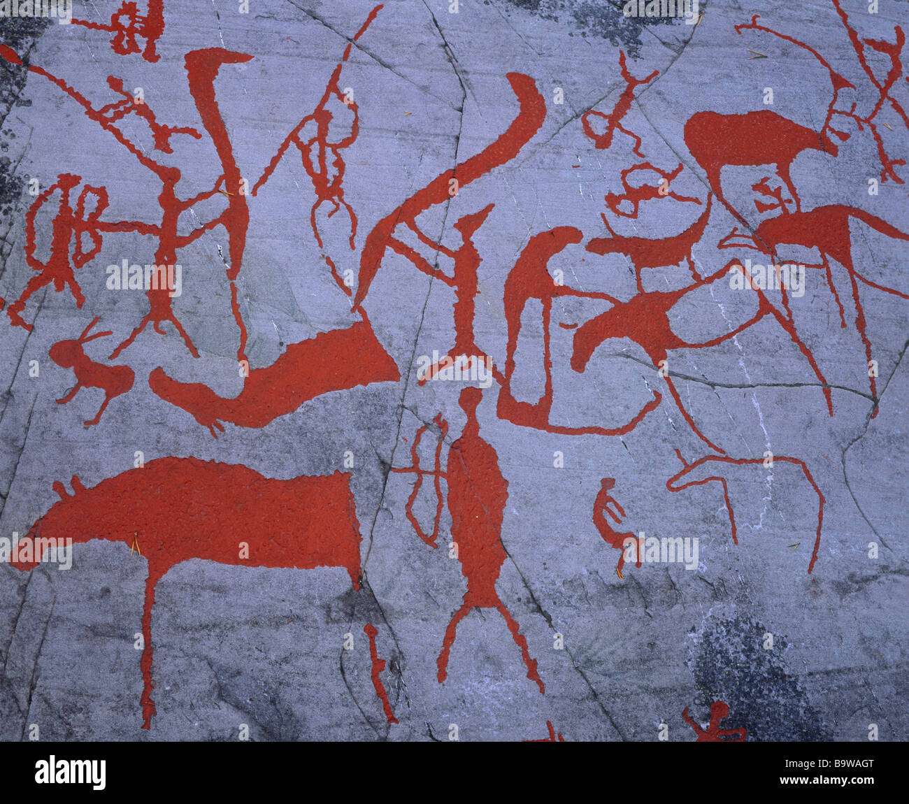 Ice age people hunting hi-res stock photography and images - Alamy