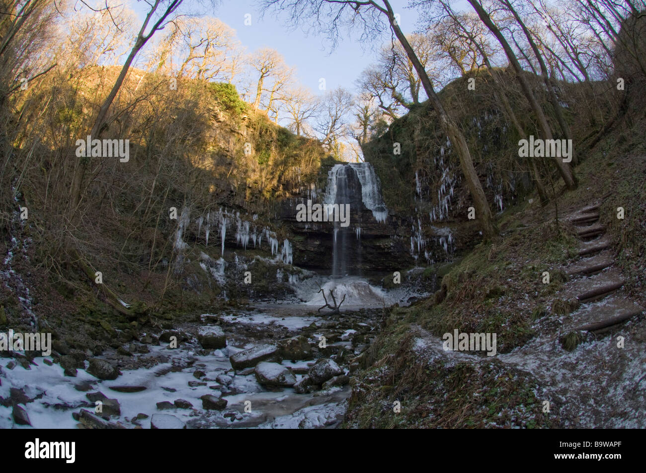 Henrhyd Waterfall South Wales UK Europe Stock Photo - Alamy